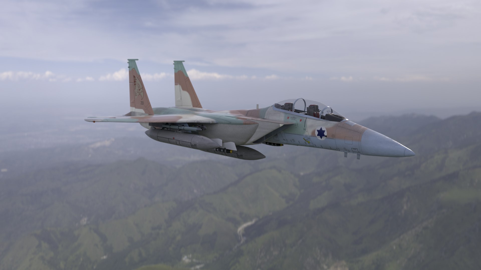 3D Model McDonnell Douglas F-15I Eagle Raam - TurboSquid 2294952