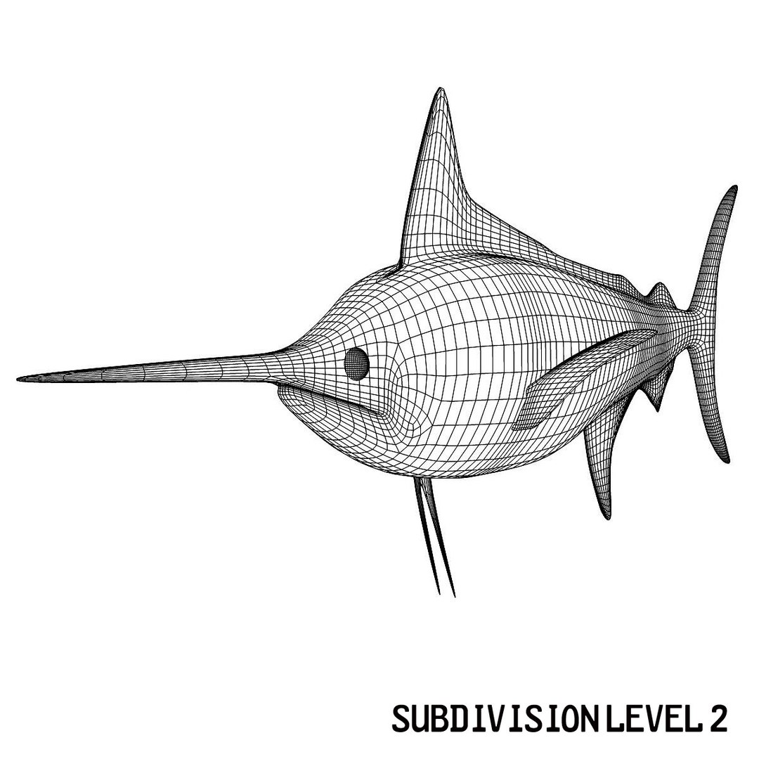 Blue Marlin 3d C4d