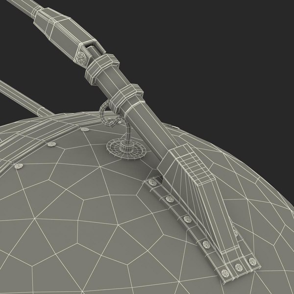 sputnik 1 3d model