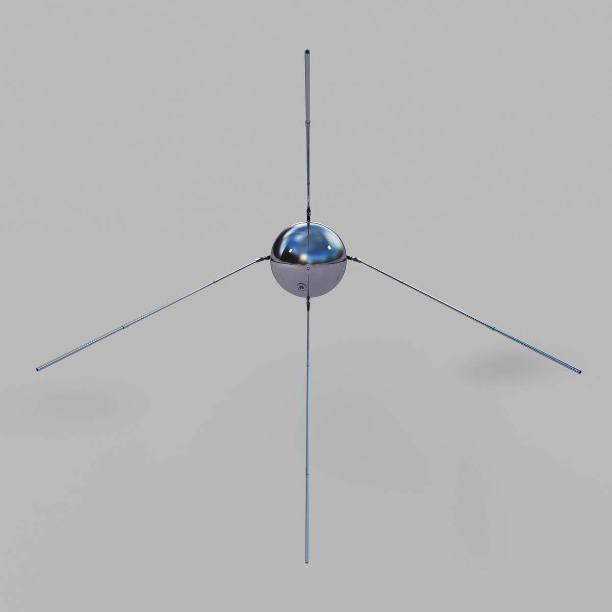 sputnik 1 3d model