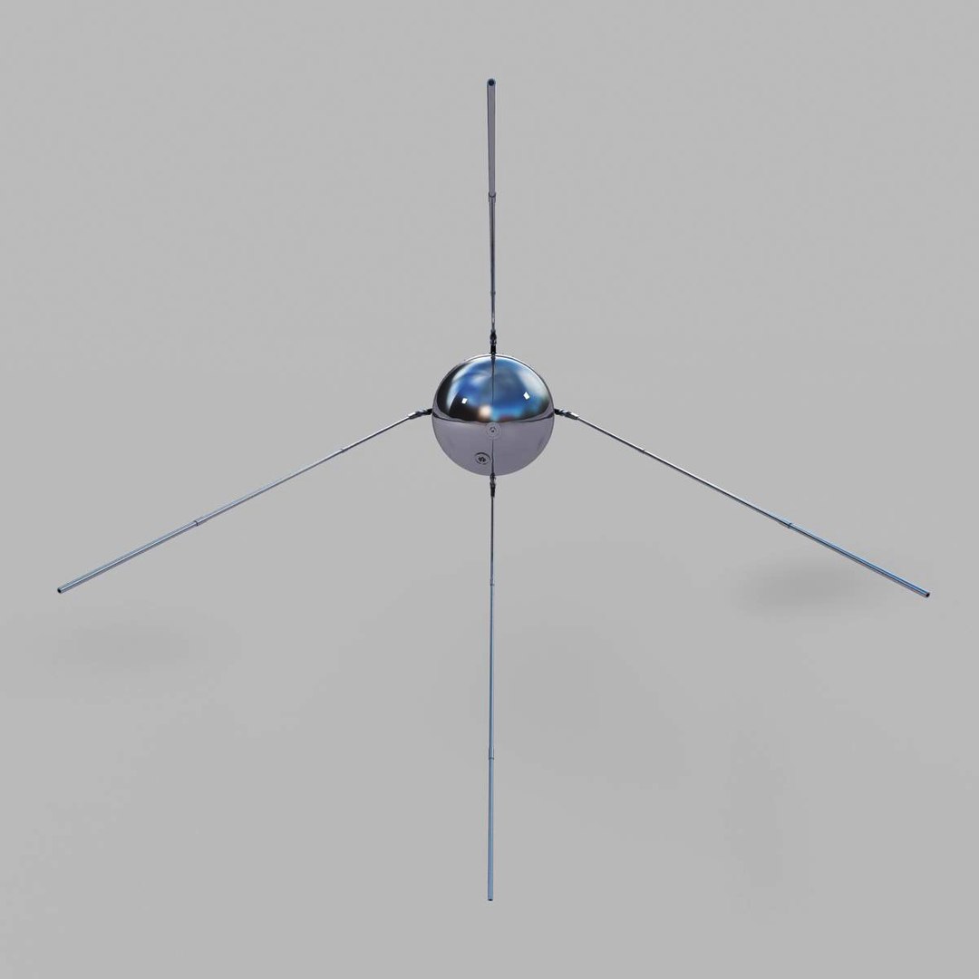 Sputnik 1 3d Model