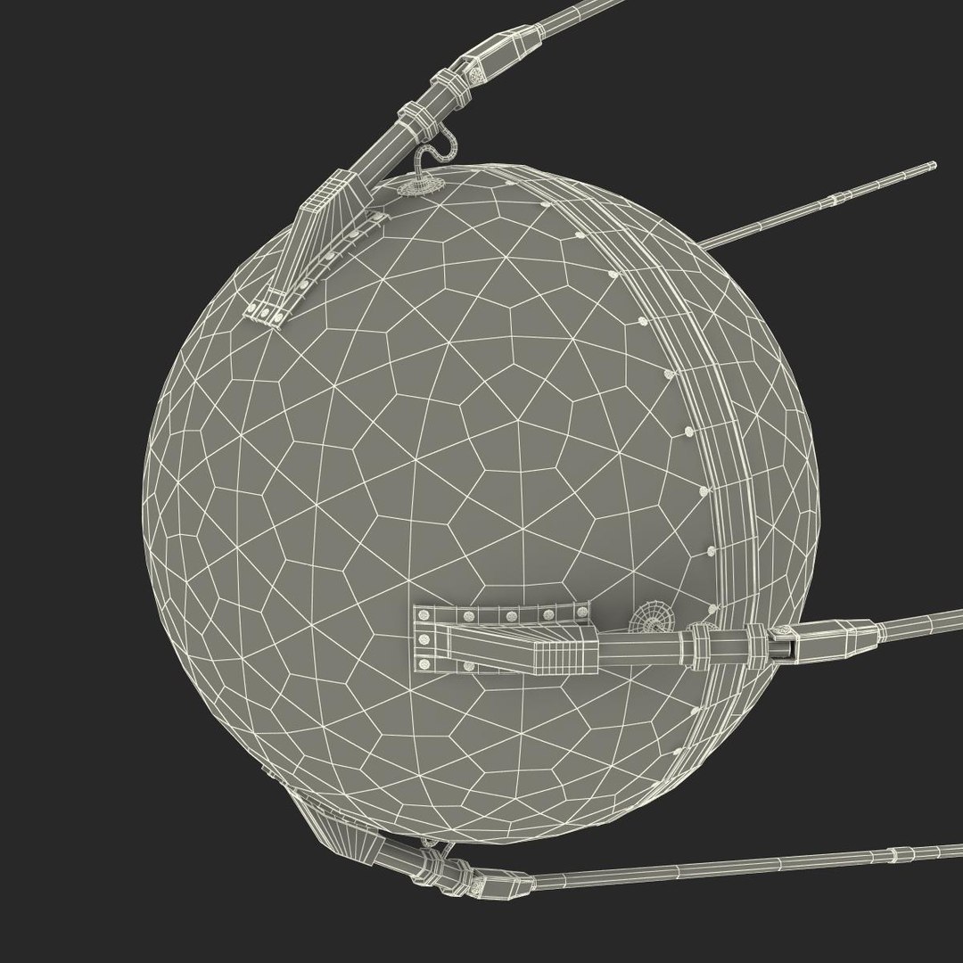 Sputnik 1 3d Model