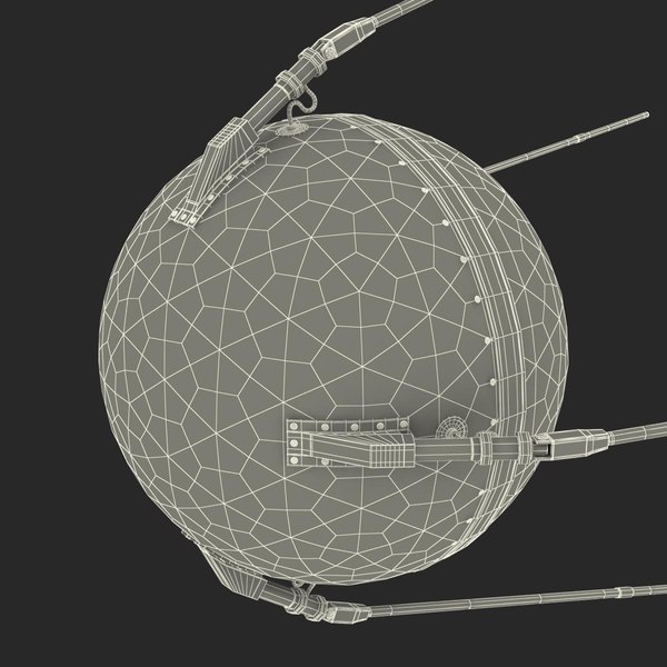 sputnik 1 3d model
