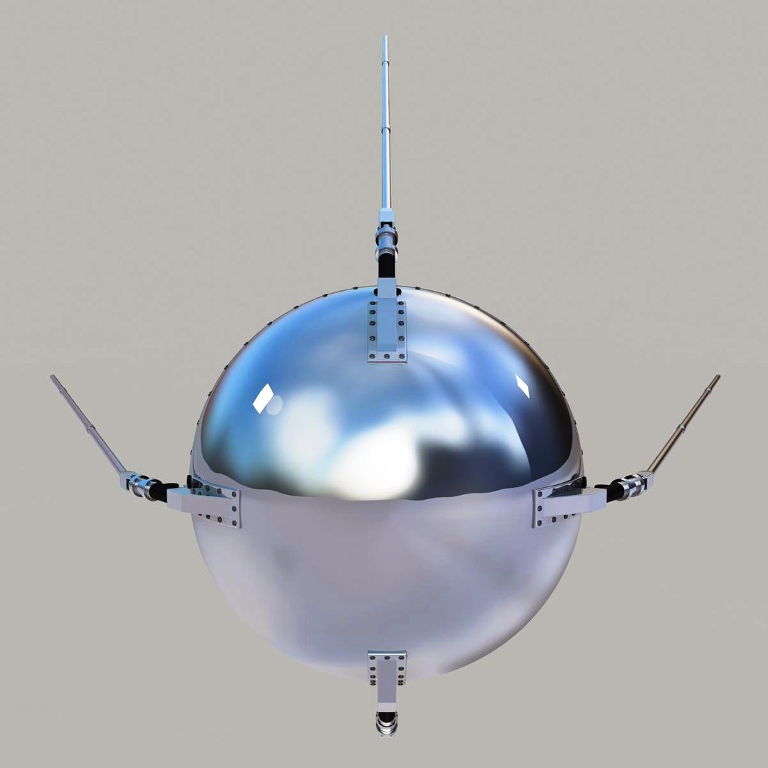Sputnik 1 3d Model