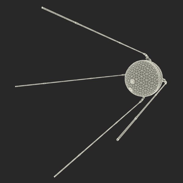 sputnik 1 3d model
