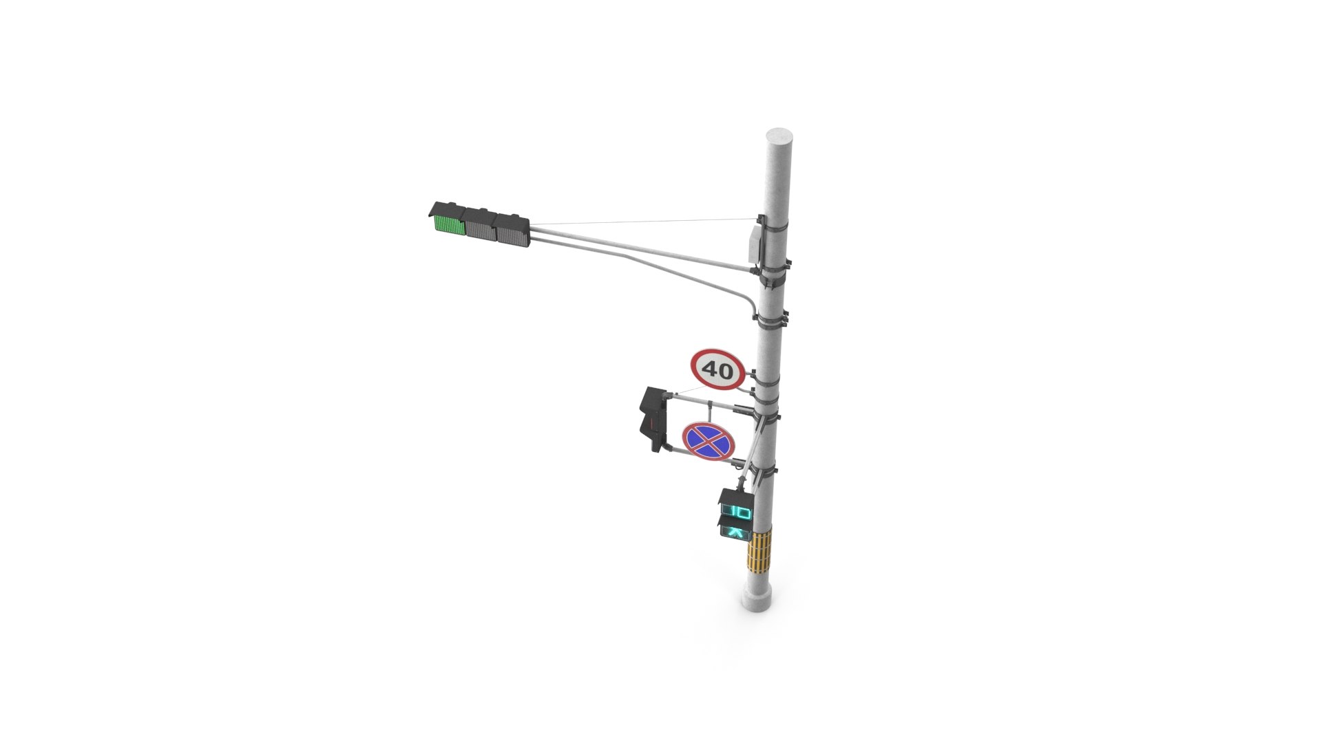 Traffic Light 3D Model - TurboSquid 1973679
