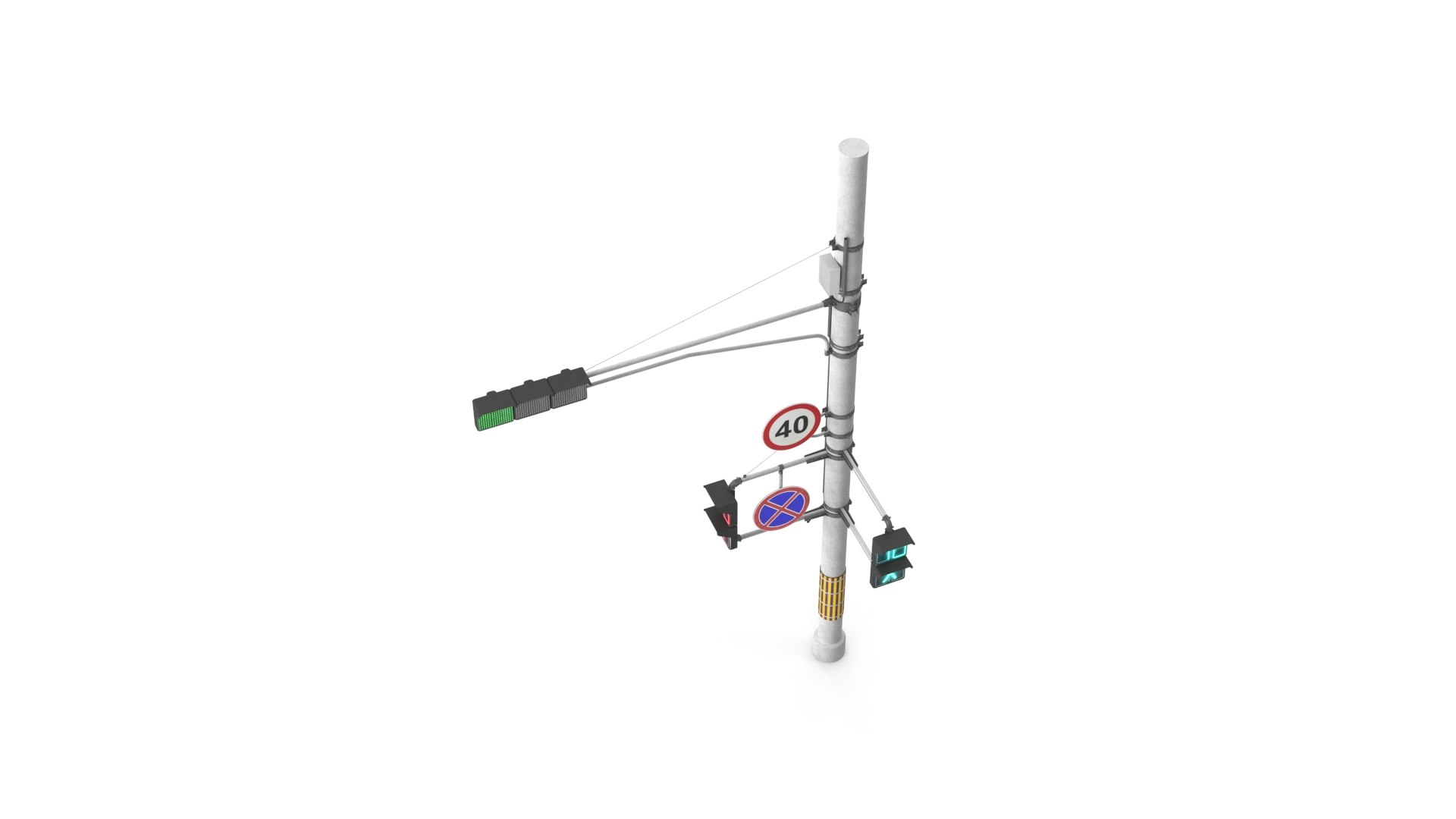 Traffic Light 3D Model - TurboSquid 1973679