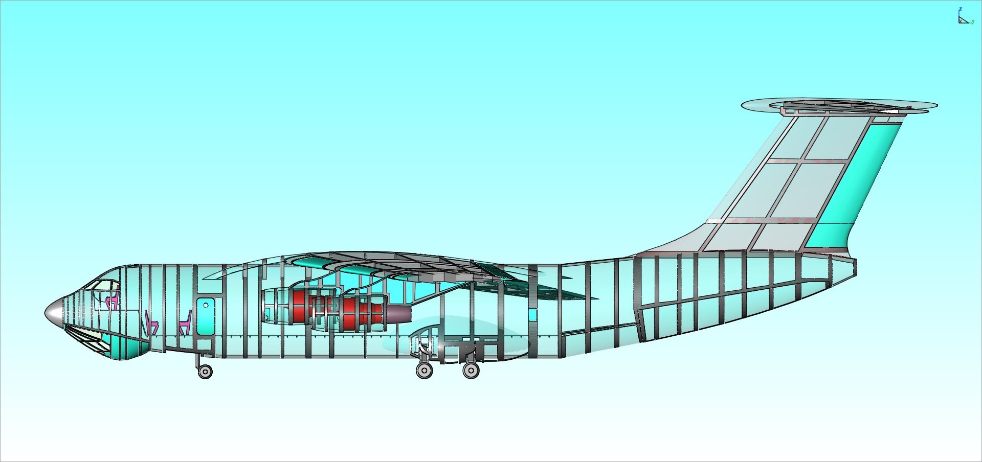3d Ilyushin Il-476 Strategic Transport