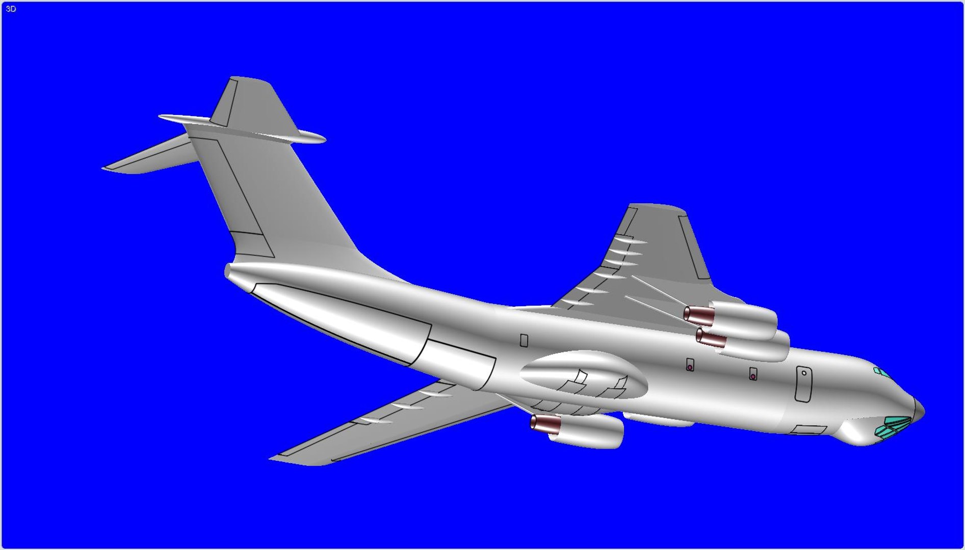 3d Ilyushin Il-476 Strategic Transport