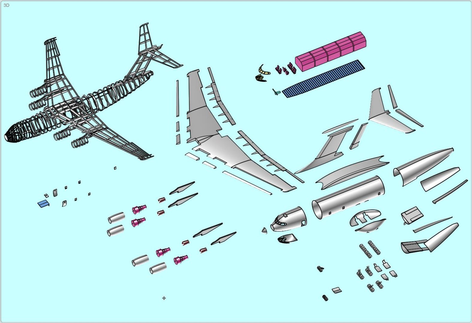 3d Ilyushin Il-476 Strategic Transport
