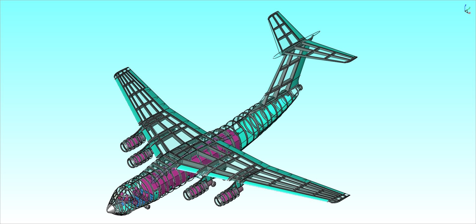 3d Ilyushin Il-476 Strategic Transport