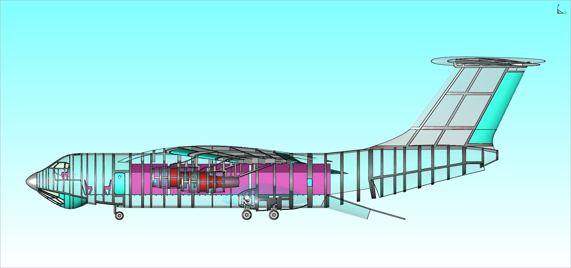 3d Ilyushin Il-476 Strategic Transport