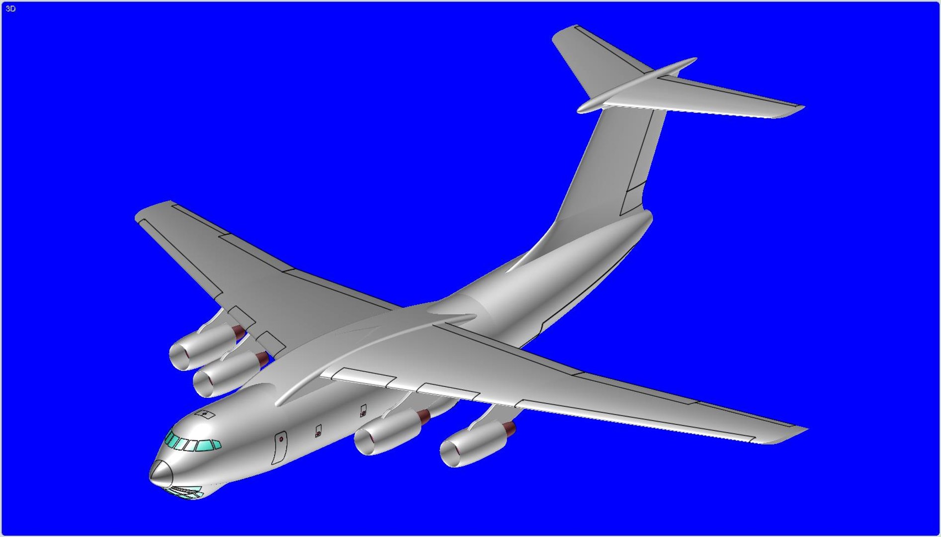 3d Ilyushin Il-476 Strategic Transport