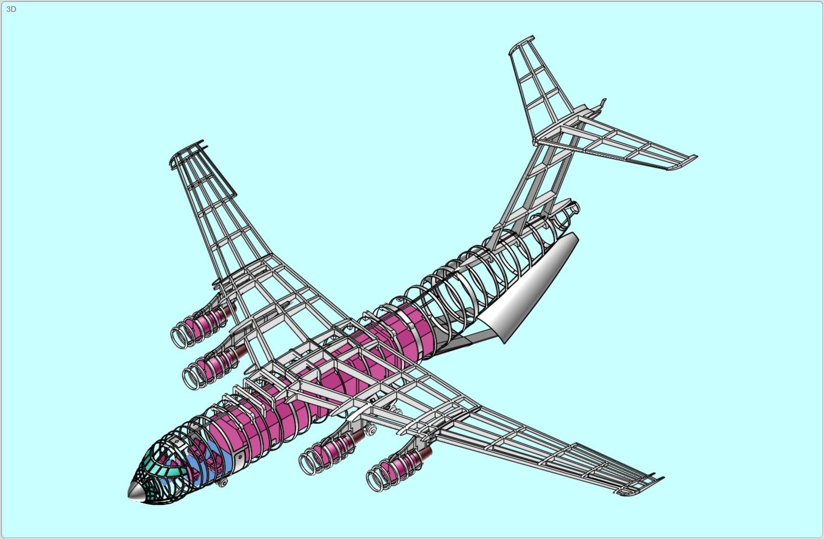 3d Ilyushin Il-476 Strategic Transport