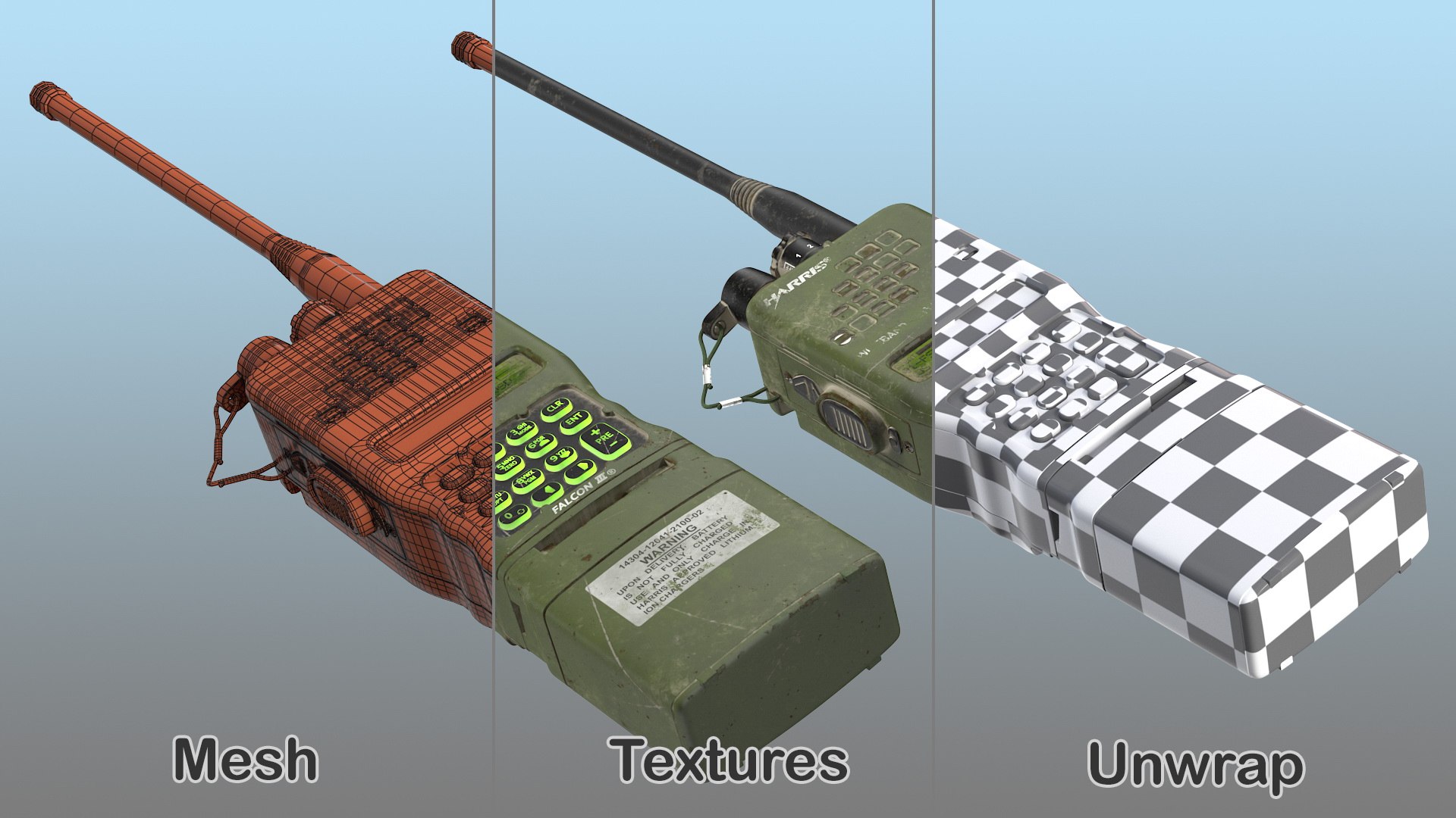 3D model l3harris falcon anprc-152a wideband - TurboSquid 1472465