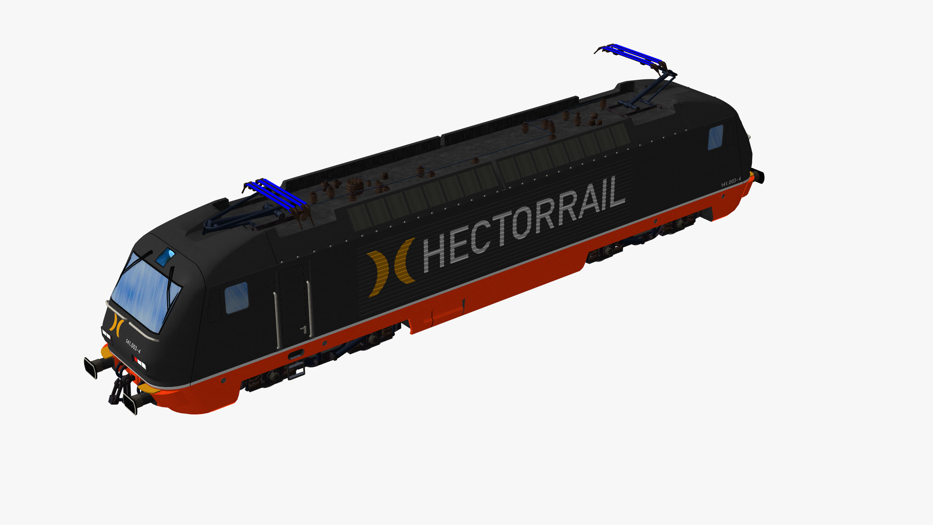 3D Model Hectorrail Class 141 Electric Locomotive - TurboSquid 2001288