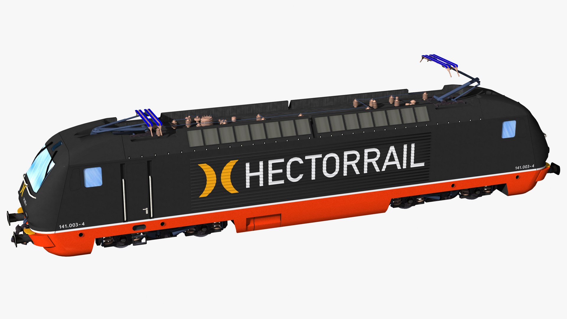 3D Model Hectorrail Class 141 Electric Locomotive - TurboSquid 2001288