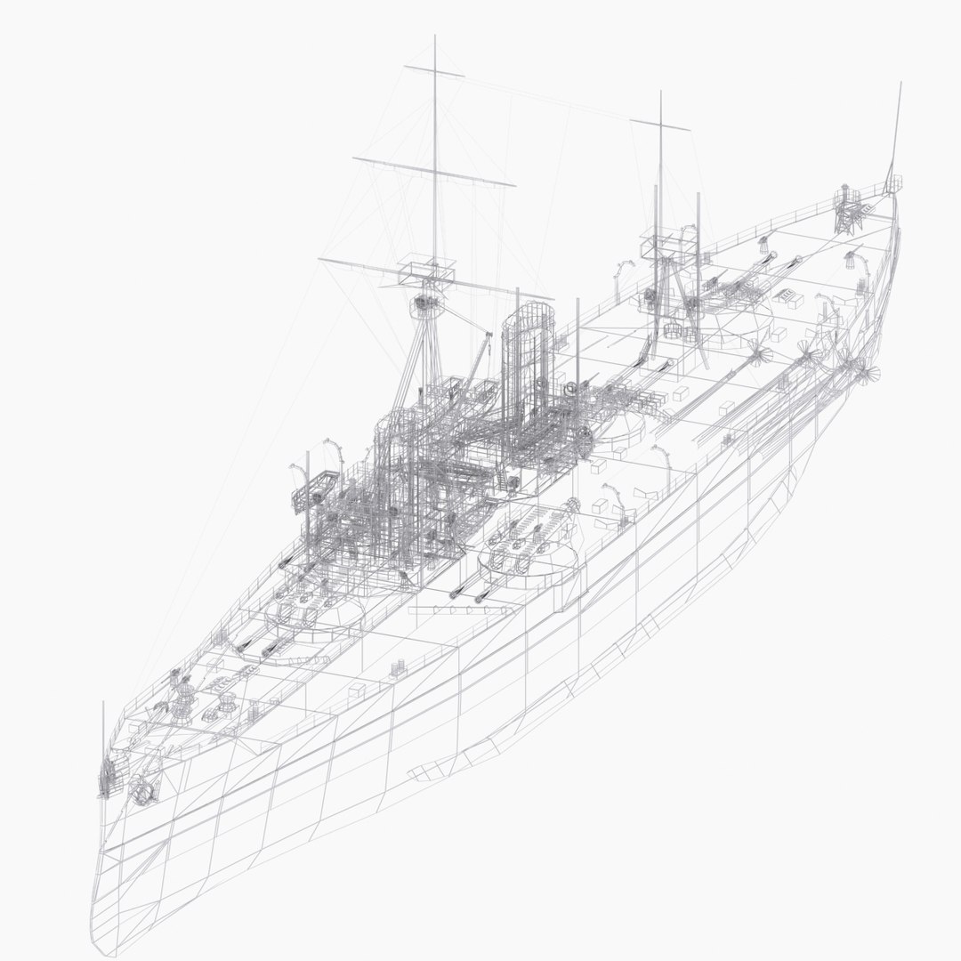 Hms Dreadnought Battleship Royal Navy 3d Max
