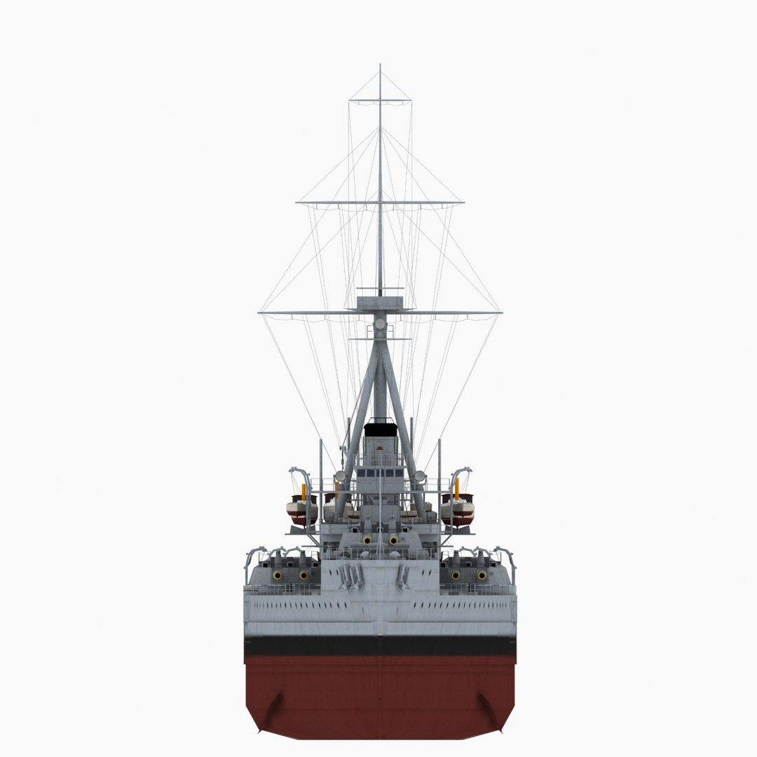Hms Dreadnought Battleship Royal Navy 3d Max