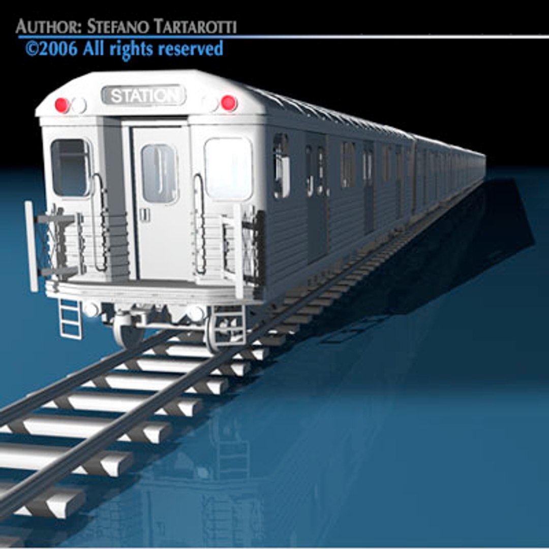 3d Model Subway Train