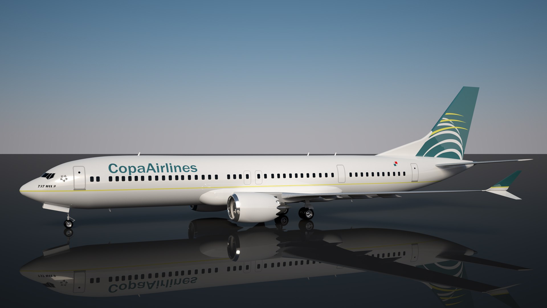 3D Copa Airlines Boeing 737 - TurboSquid 1183328