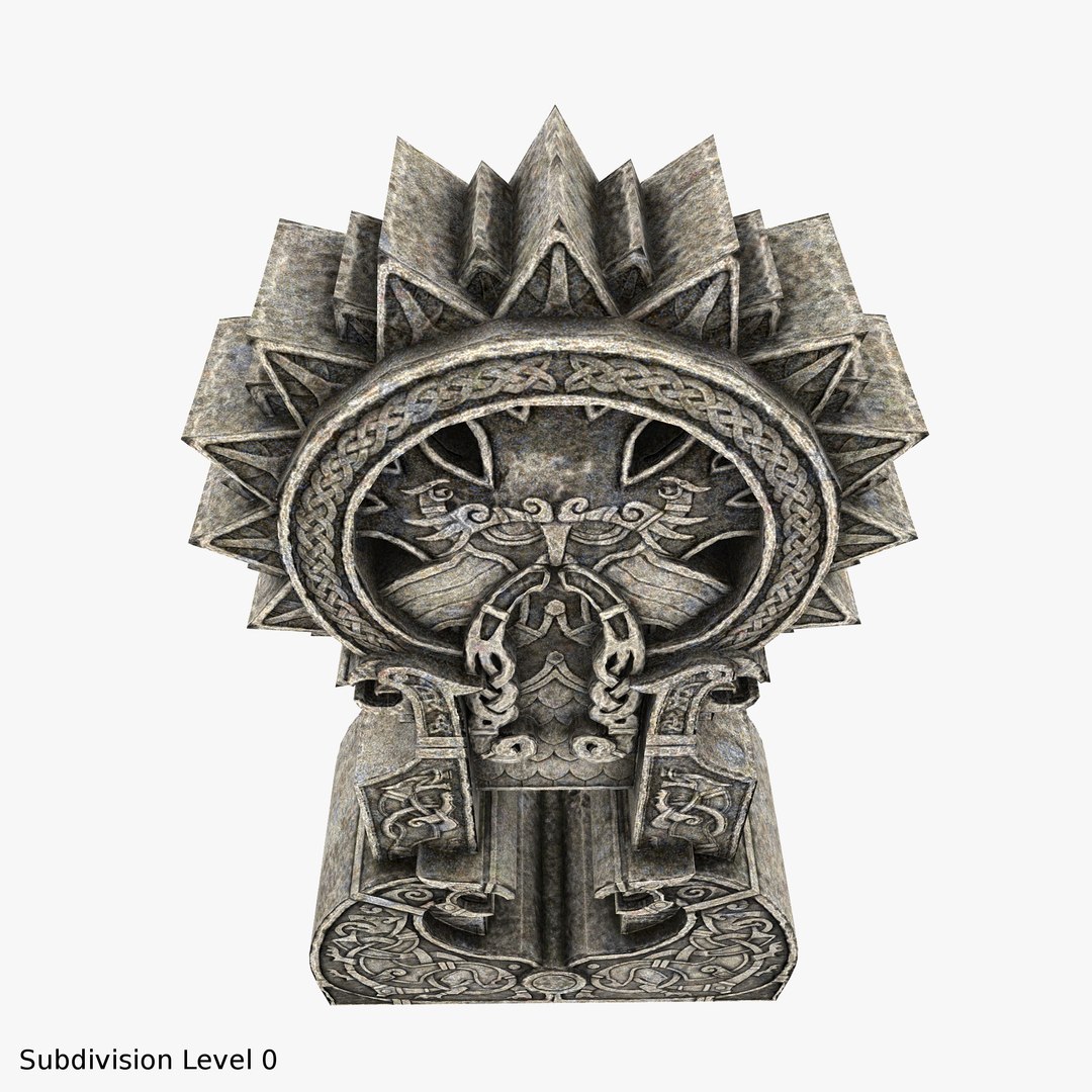 3D Celtic Altar - TurboSquid 1261135