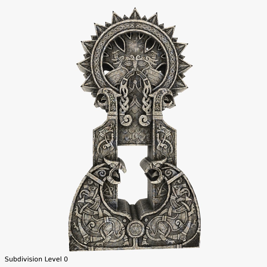 3D Celtic Altar - TurboSquid 1261135