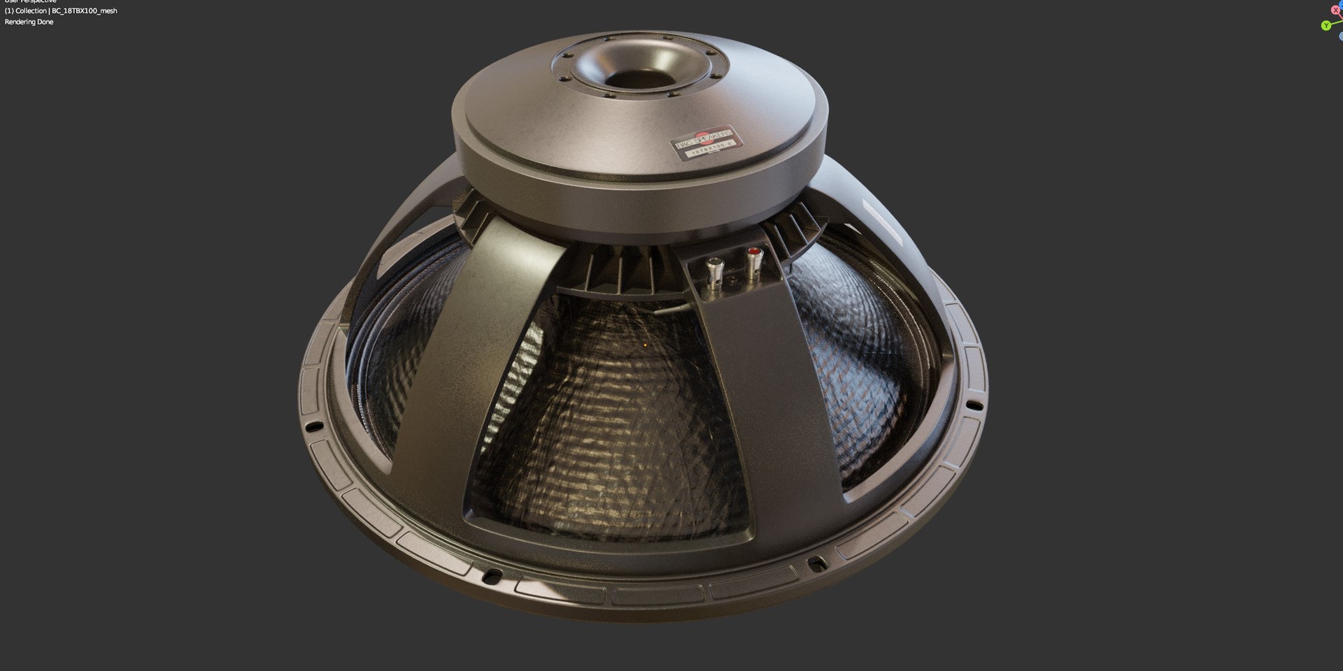 3D Model Powerful Speaker 18TBX100 - TurboSquid 2060721