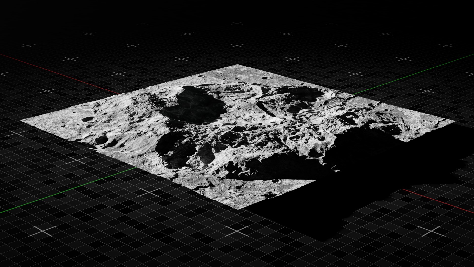 Moon Terrain Pack 3D Model - TurboSquid 2385018