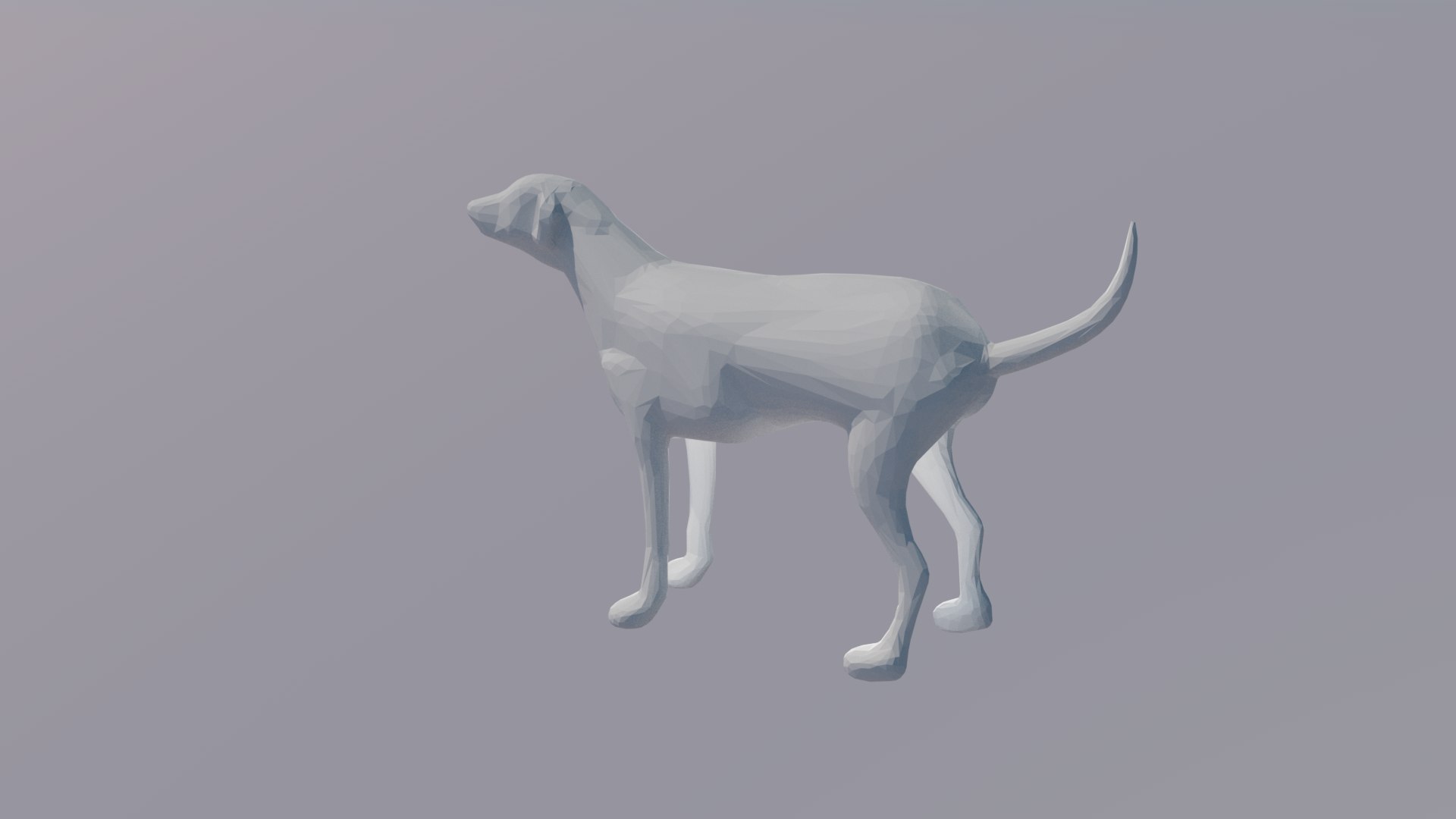 Low poly dog model - TurboSquid 1911380
