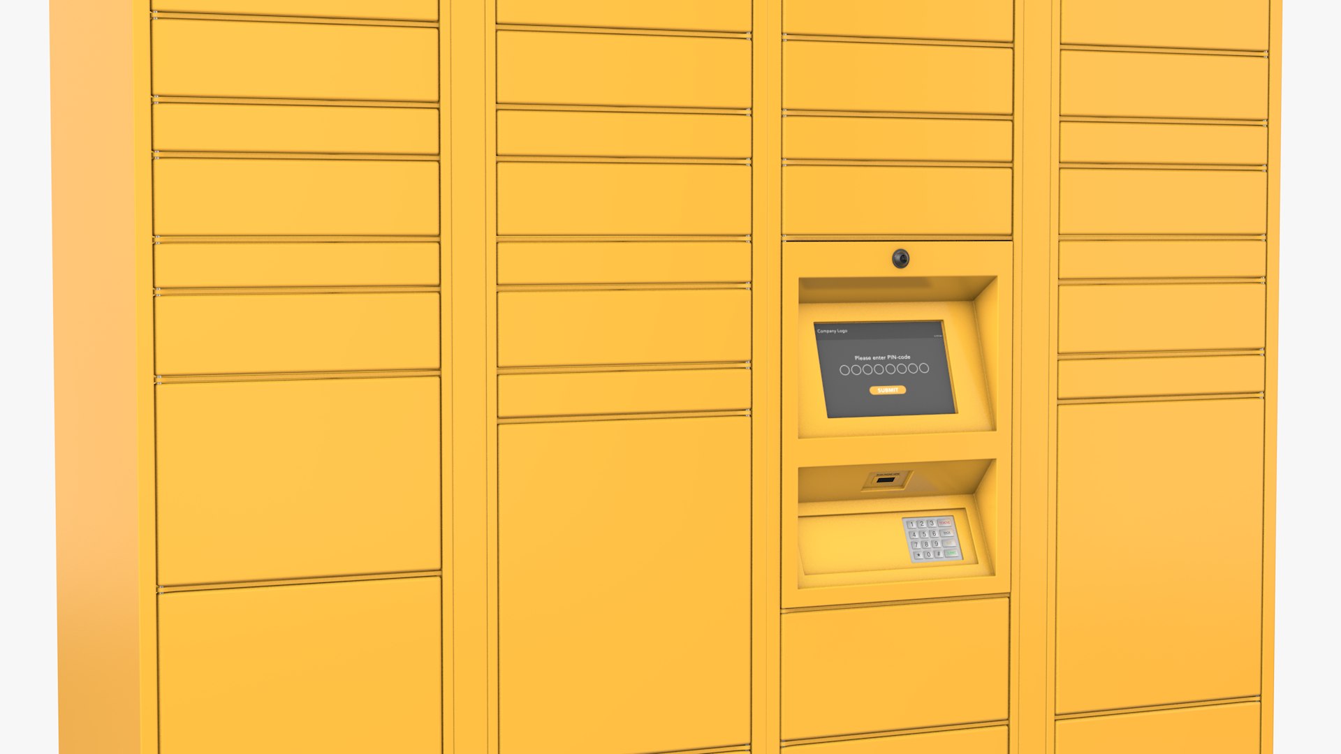 Delivery Lockers 3D Model - TurboSquid 1891050