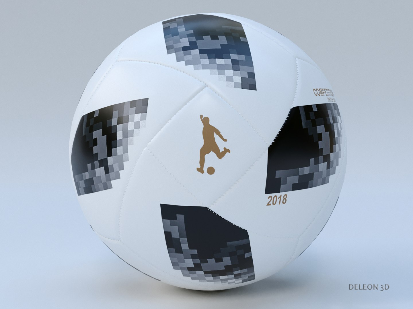 Soccer ball 2018 3D model - TurboSquid 1308827