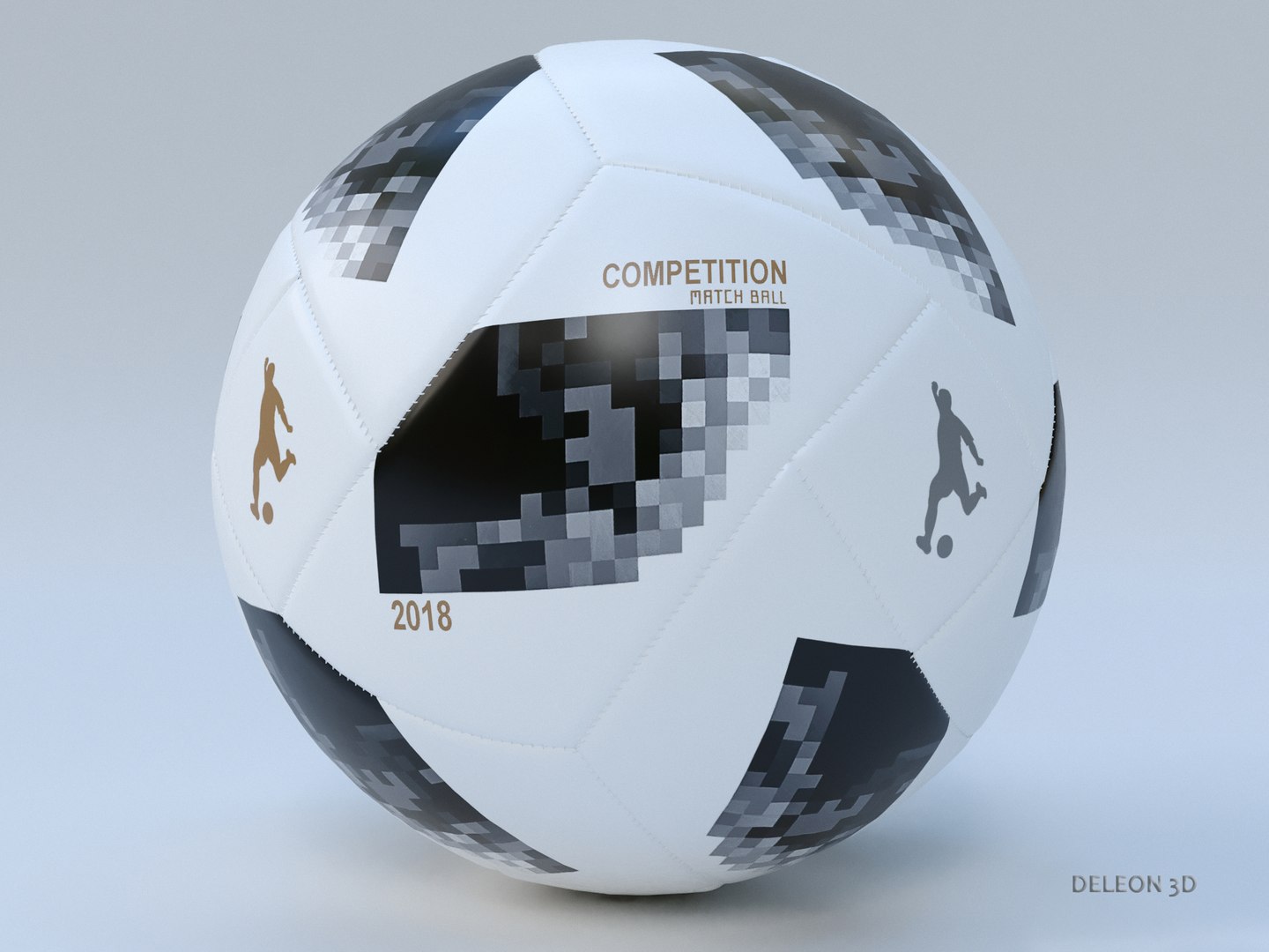 Soccer ball 2018 3D model - TurboSquid 1308827