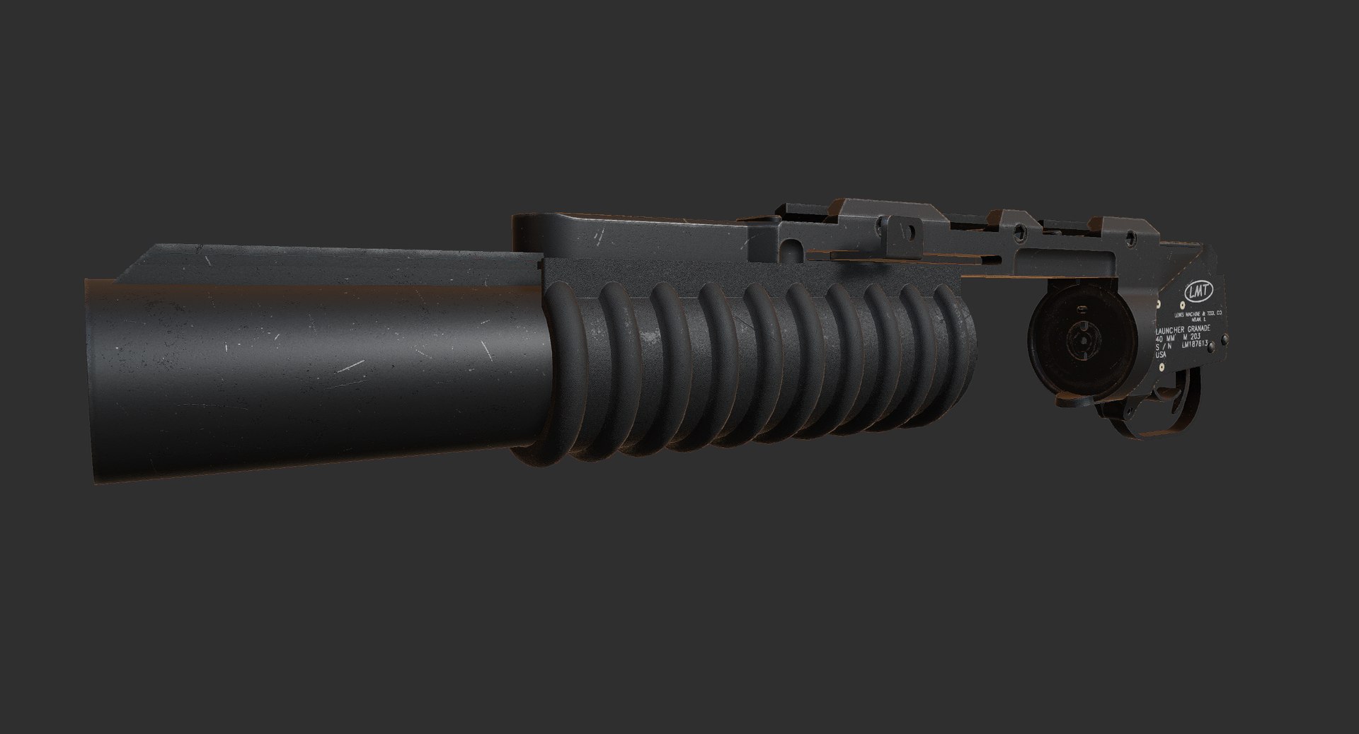 3D M203 Grenade Launcher - TurboSquid 1462359