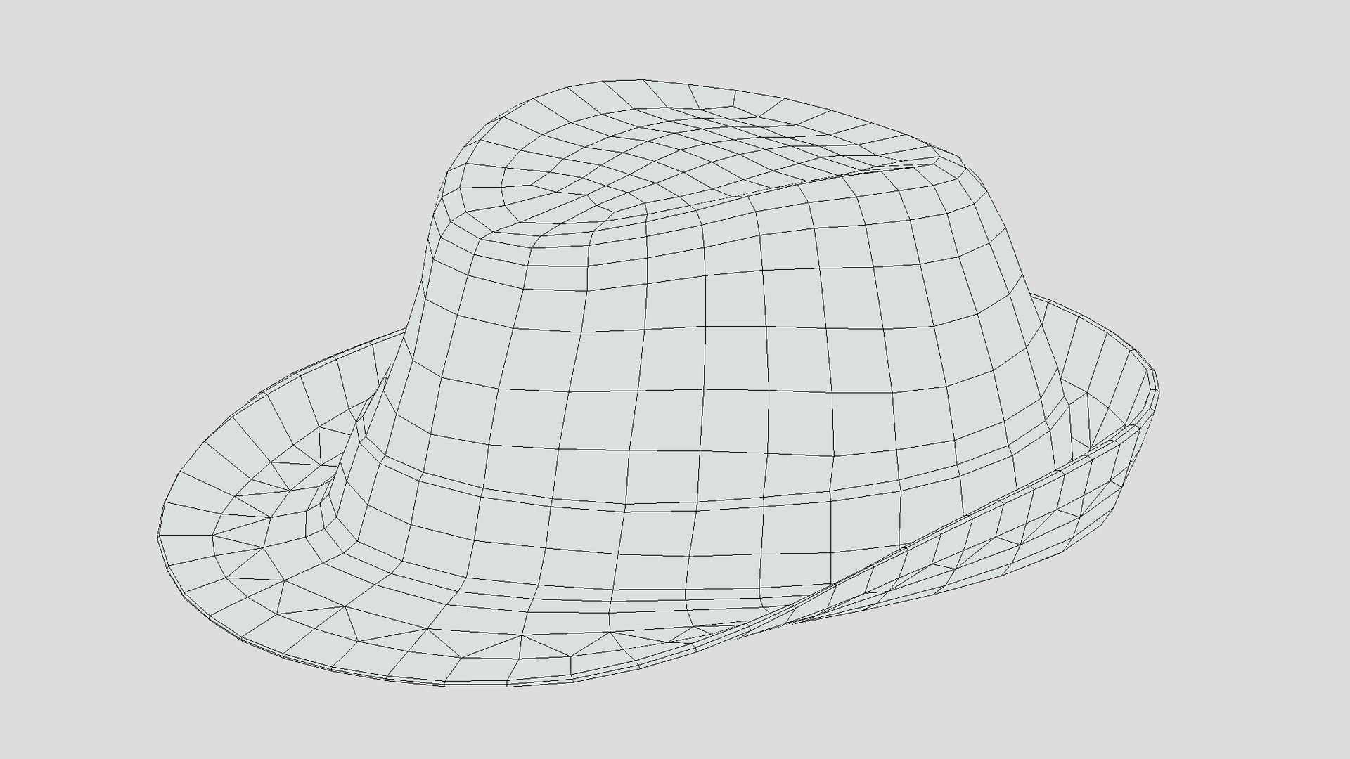 3D Model Fedora Low Poly - TurboSquid 2272689