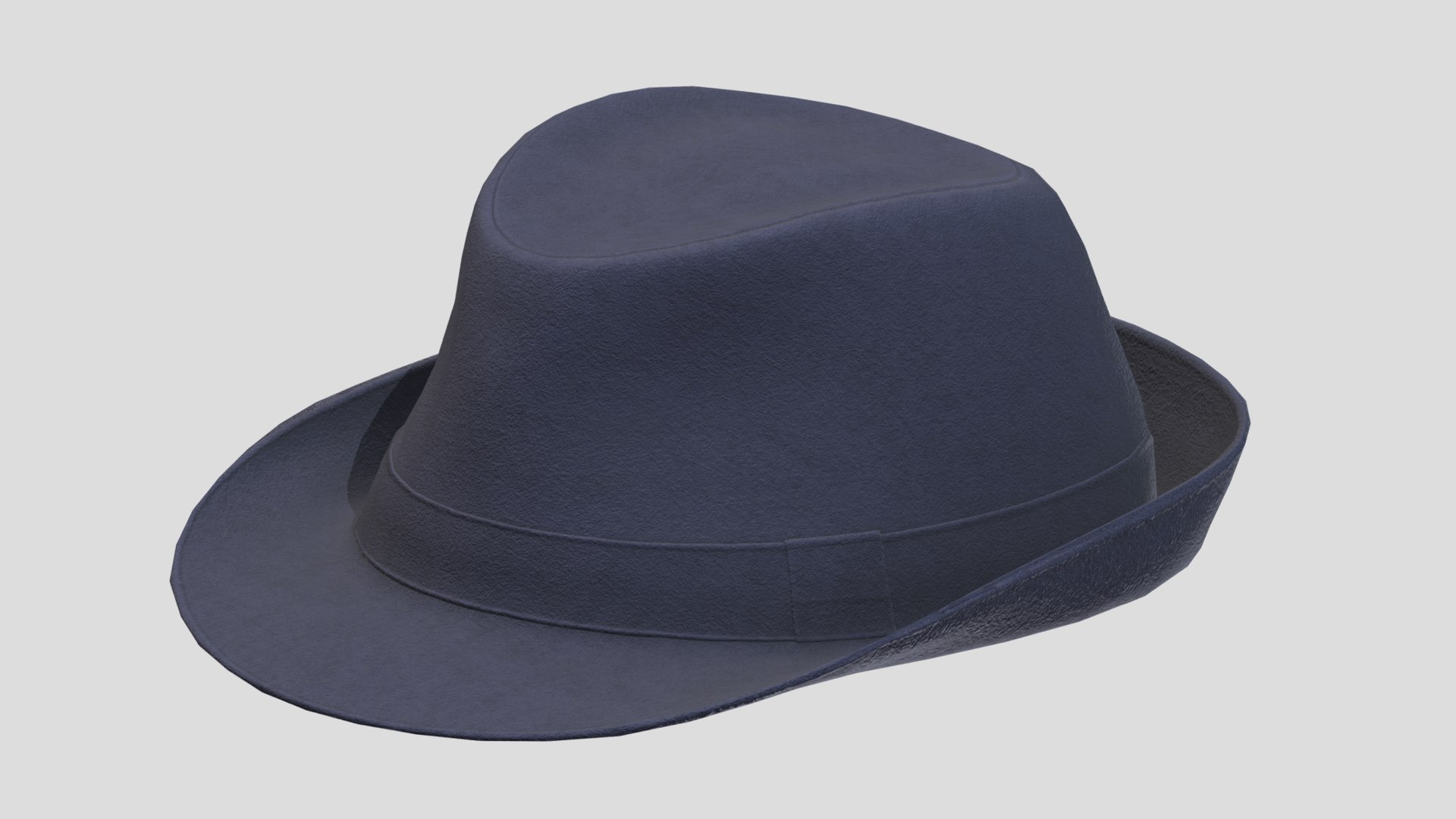 3D Model Fedora Low Poly - TurboSquid 2272689