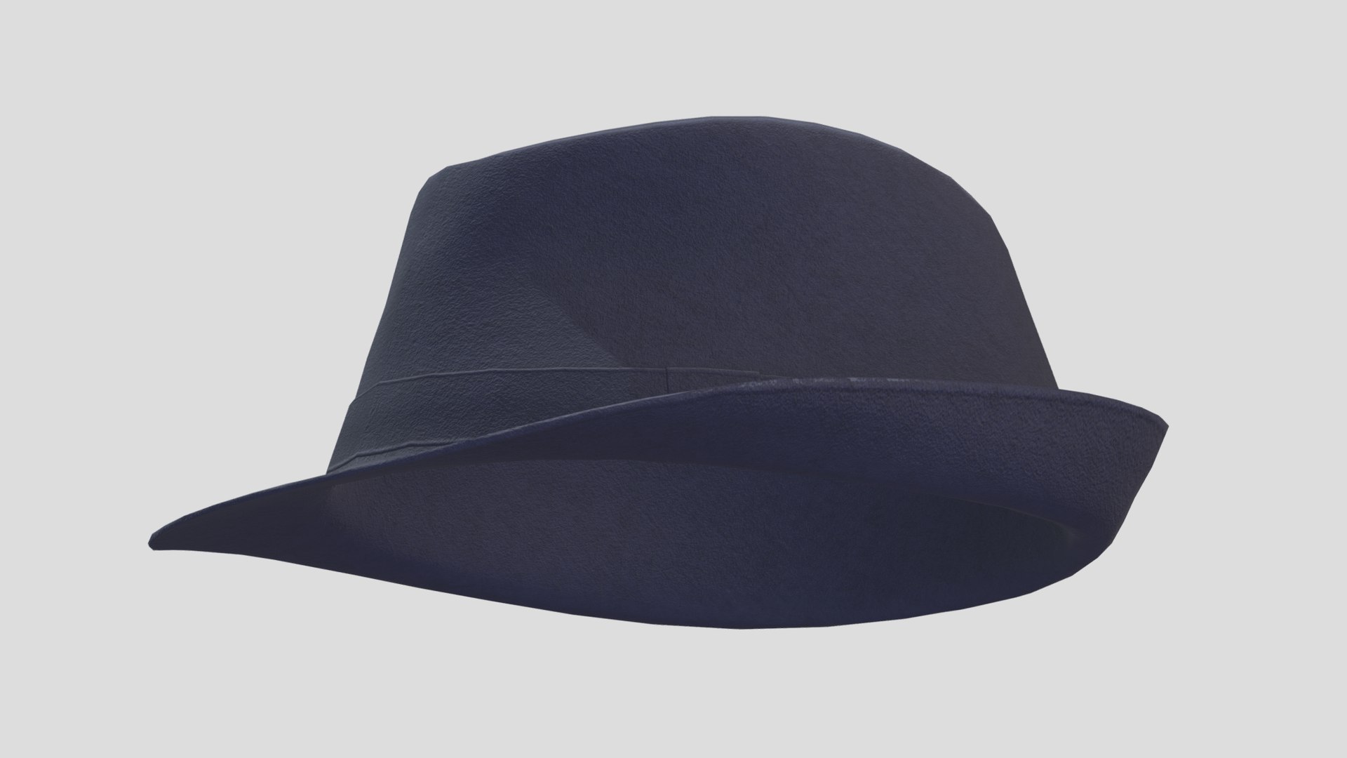 3D Model Fedora Low Poly - TurboSquid 2272689