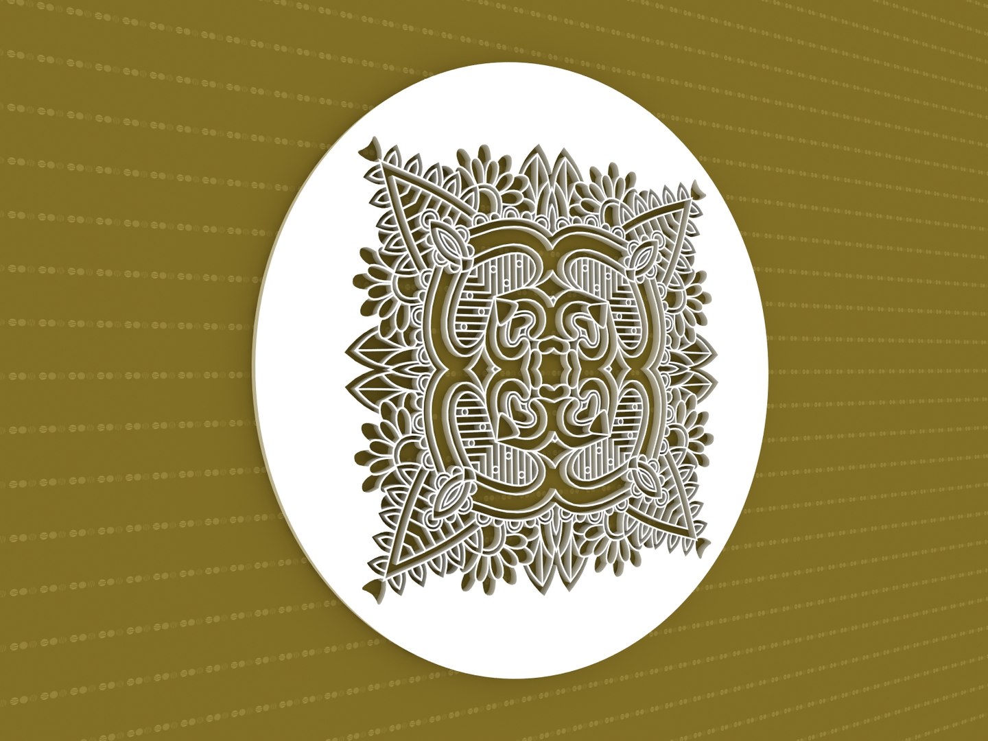 Mandala cnc model - TurboSquid 1453419
