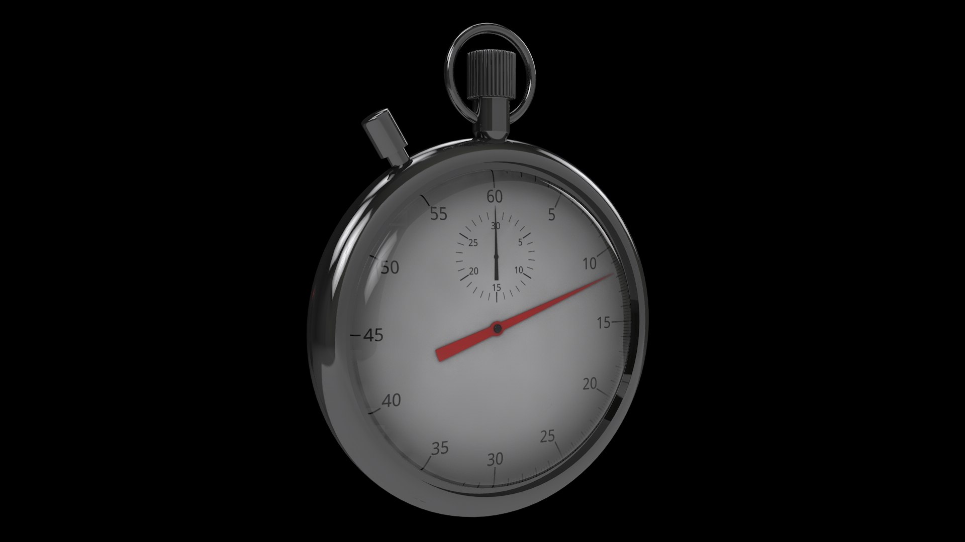 3D model stopwatch modeled start - TurboSquid 1328209