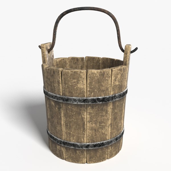 modelo 3d Balde de madera - TurboSquid 1962082