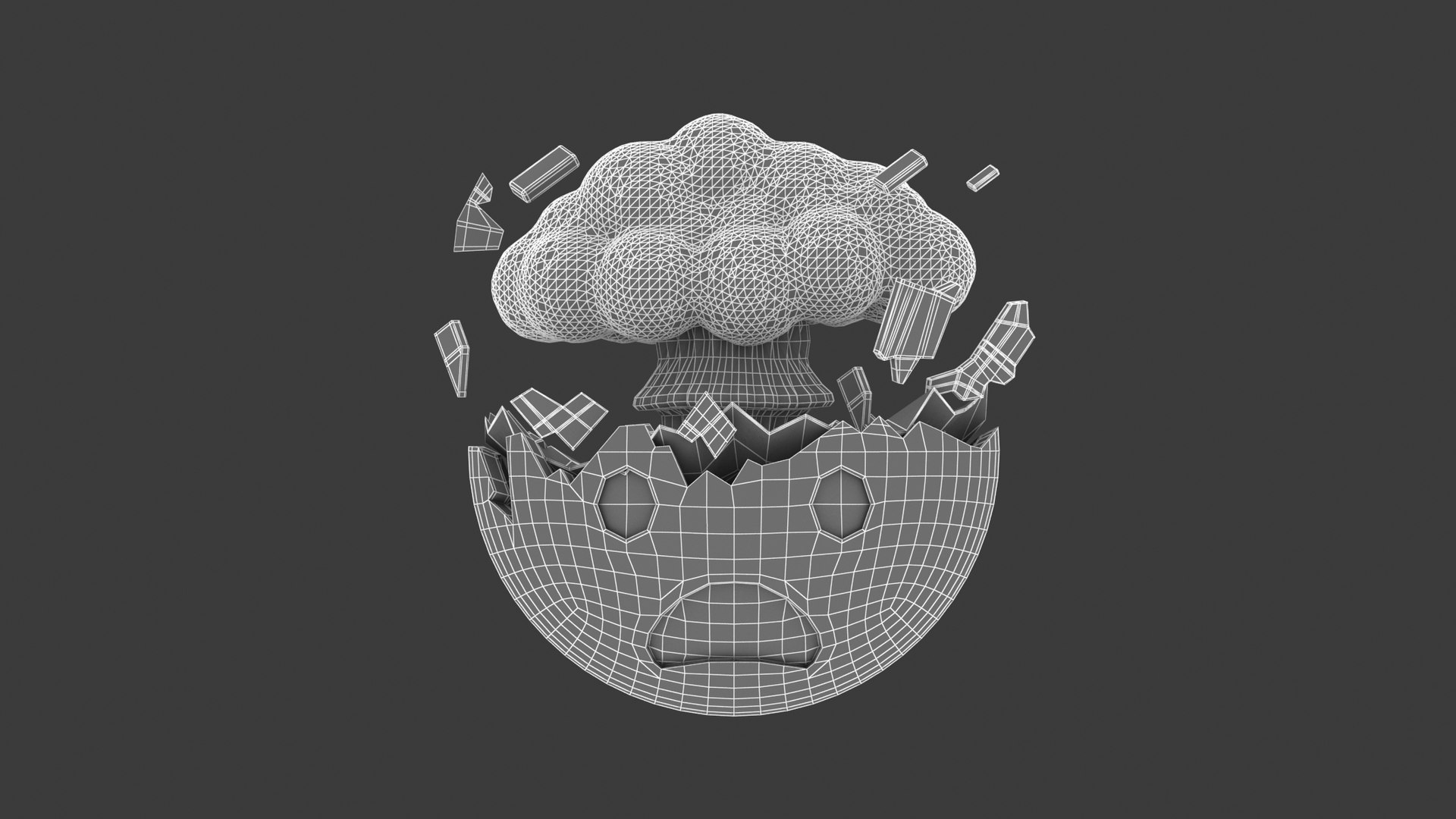 3D Apple Exploding Head model - TurboSquid 1751734