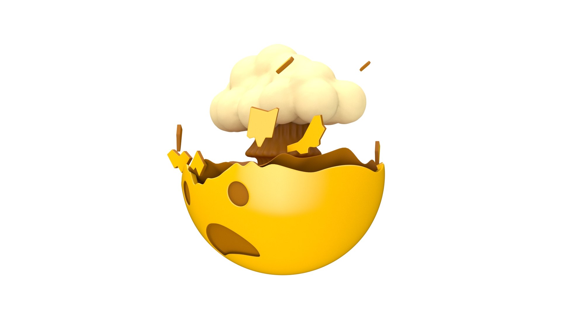 3D Apple Exploding Head model - TurboSquid 1751734