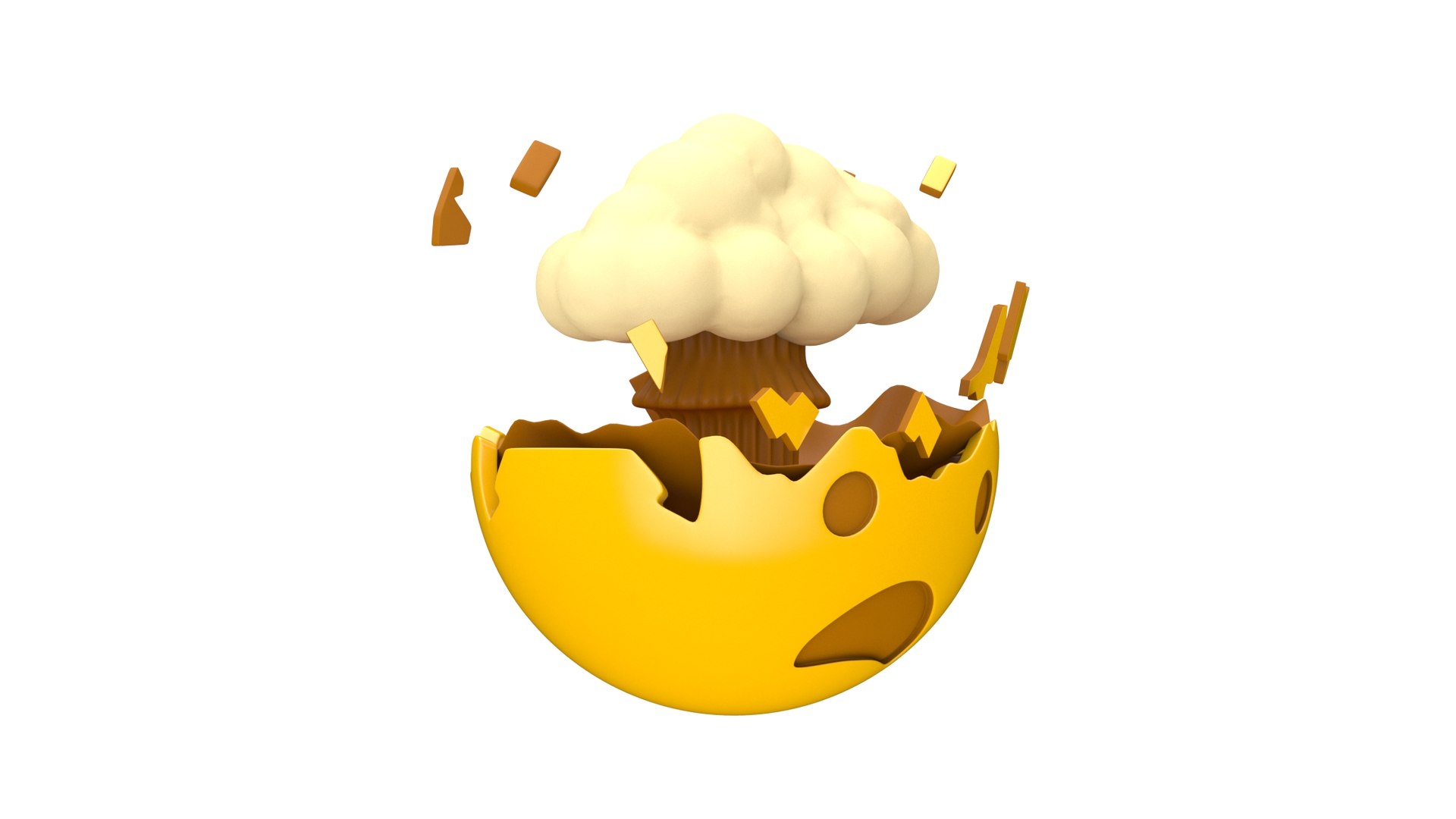 3D Apple Exploding Head model - TurboSquid 1751734