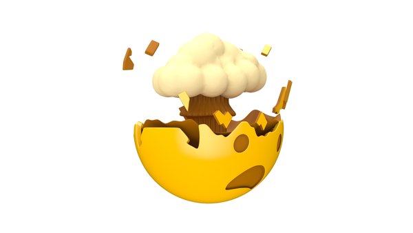 애플 폭발 헤드 3D 모델 - TurboSquid 1751734