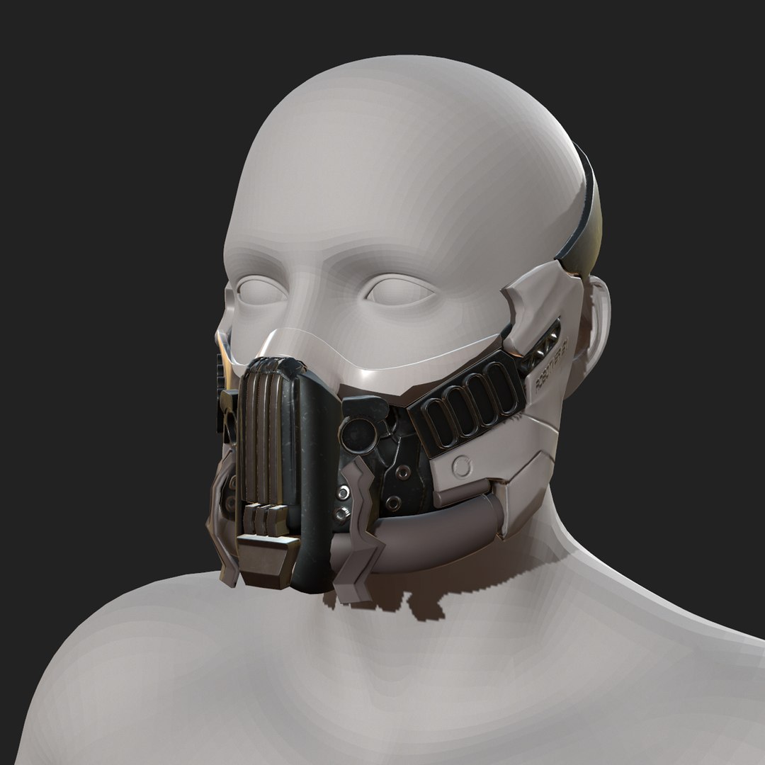 Fashion Mask 3D Model - TurboSquid 1475634