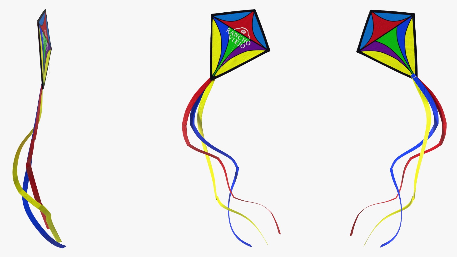 3D Model Kite Flying - TurboSquid 2127776