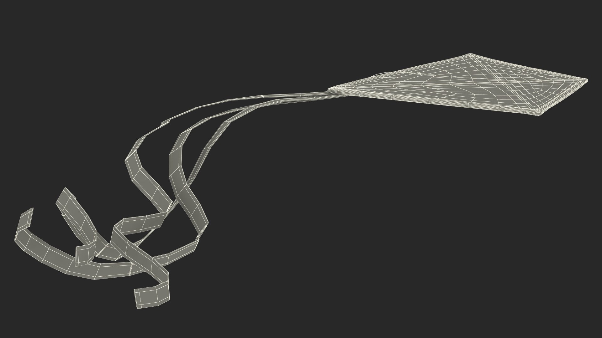 3D Model Kite Flying - TurboSquid 2127776