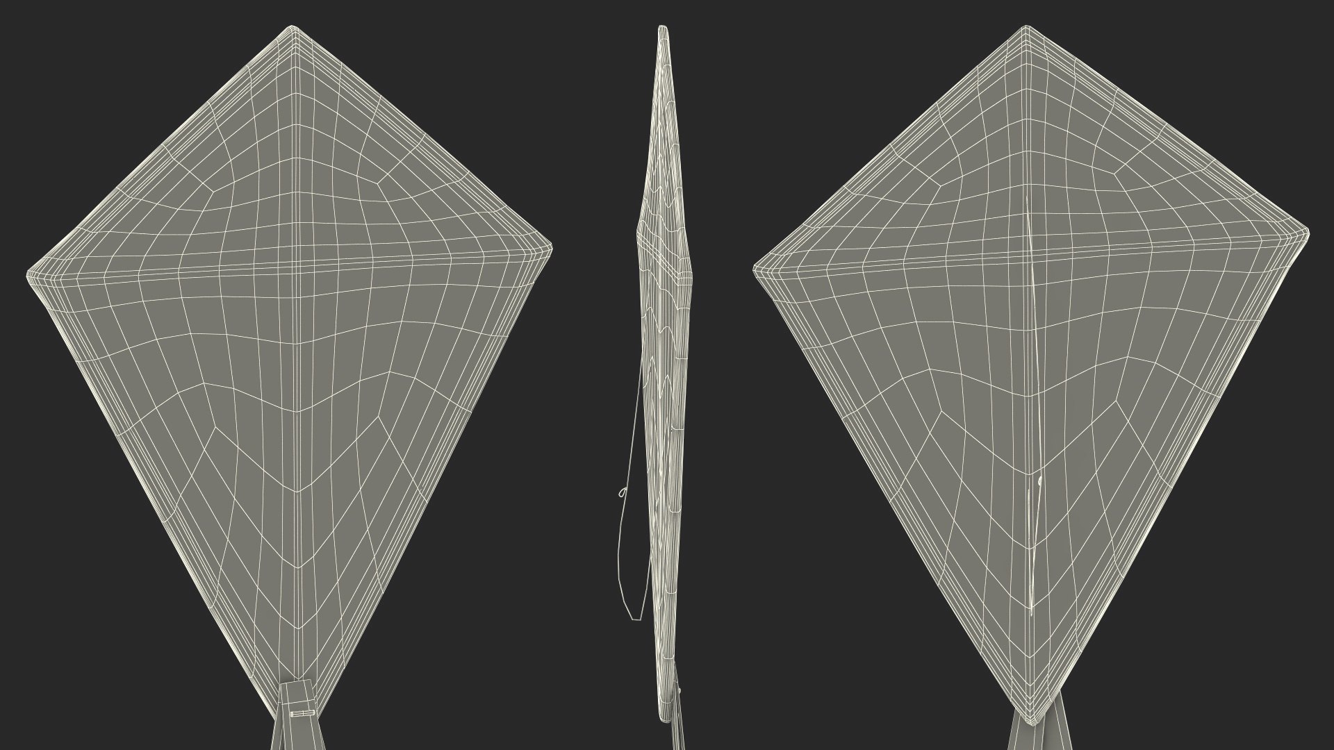 3D Model Kite Flying - TurboSquid 2127776