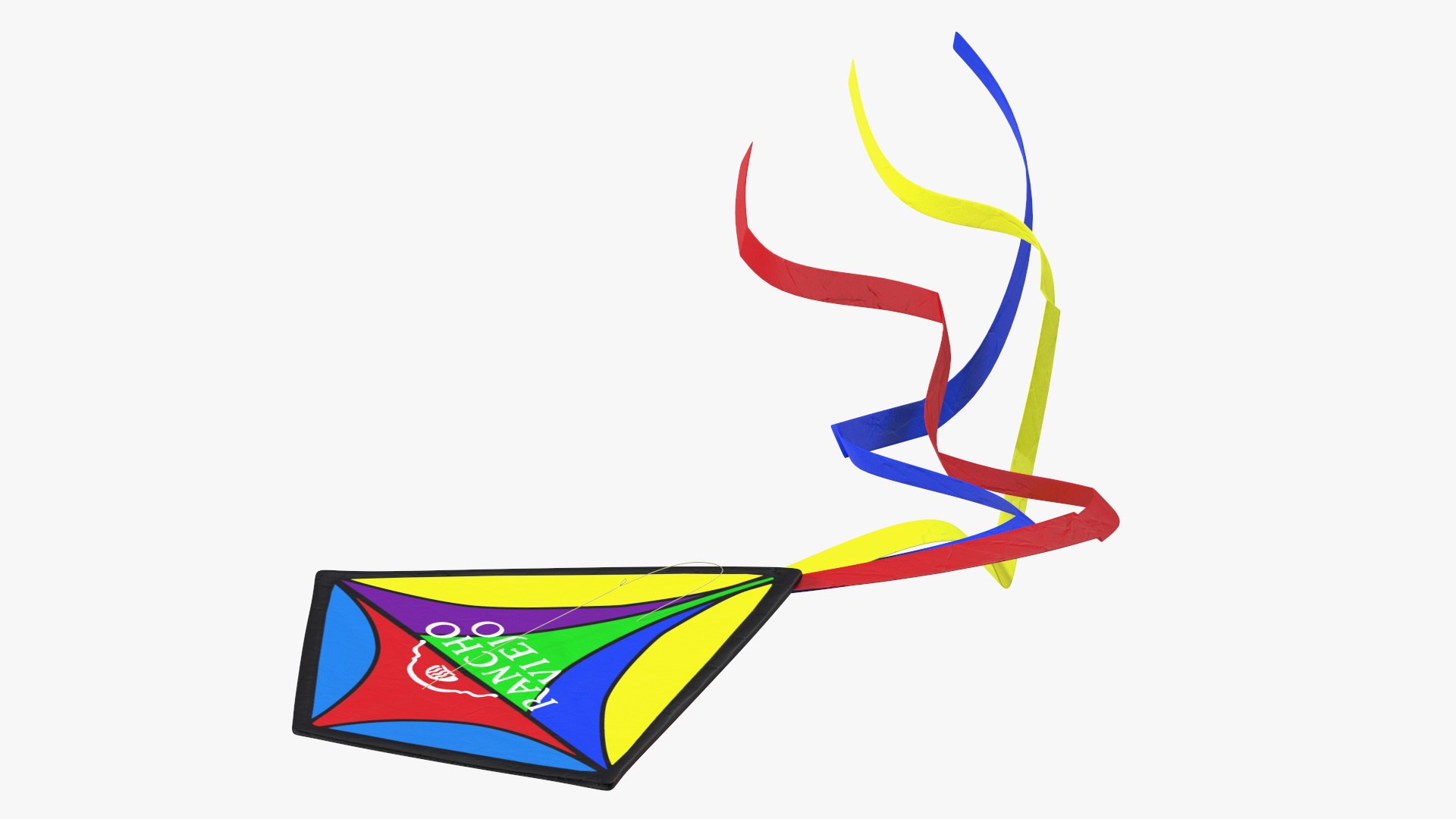 3D Model Kite Flying - TurboSquid 2127776