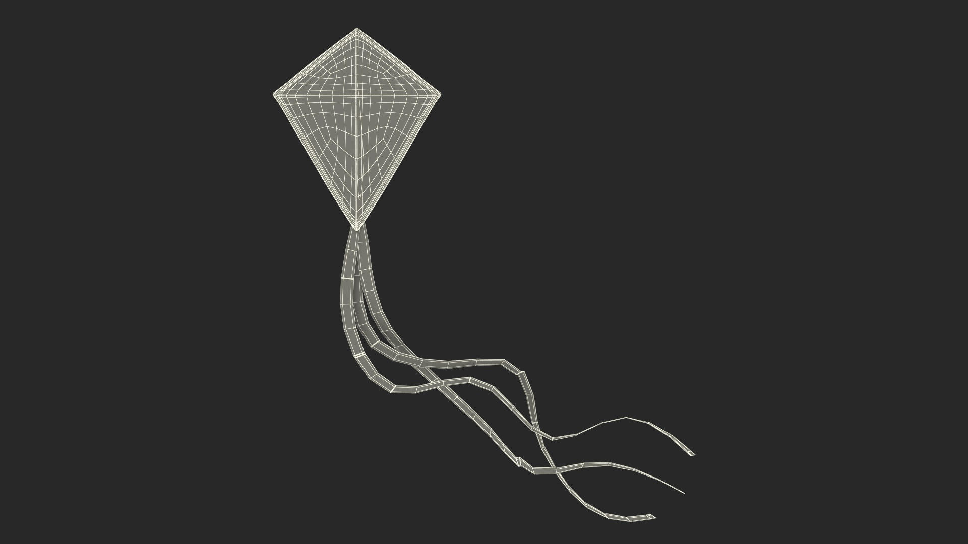 3D Model Kite Flying - TurboSquid 2127776